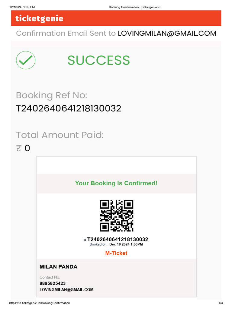 Ticketgenie.in-19012025 | PDF