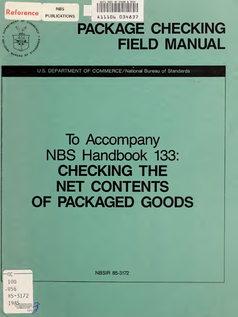 Govpub C13 | PDF | Sampling (Statistics) | Weight