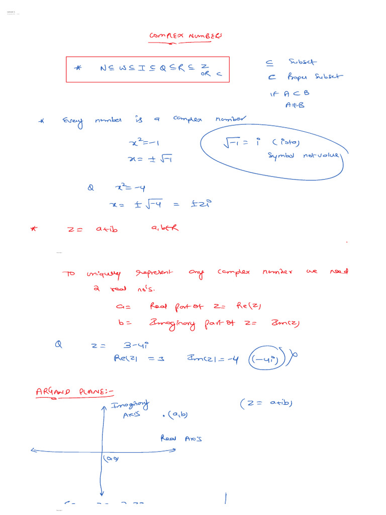 Complex 1 Page | PDF