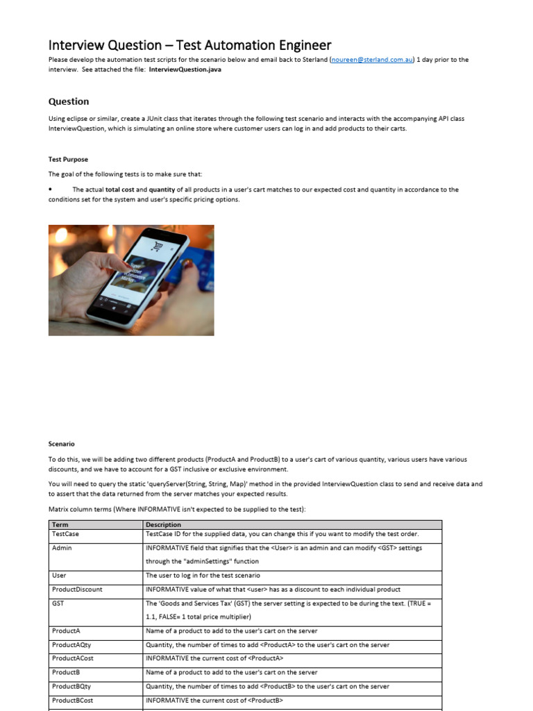 Interview Question -TA Infosheet | PDF | Boolean Data Type | Computer Programming