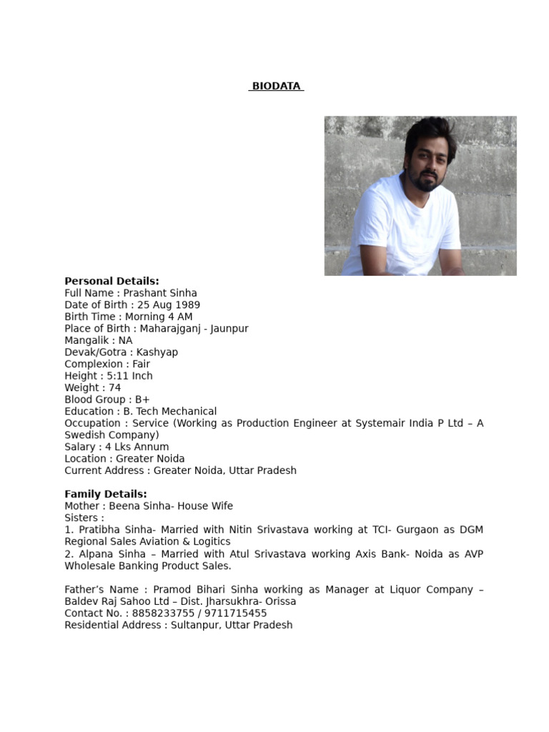 Prashant Updated Profile 2024 | PDF