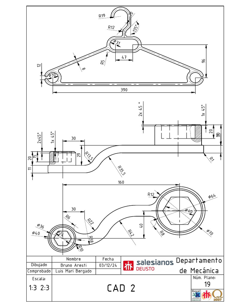 CAD 2 Lámina 19 | PDF