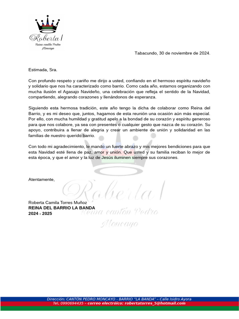 oficio navidad (1) | PDF