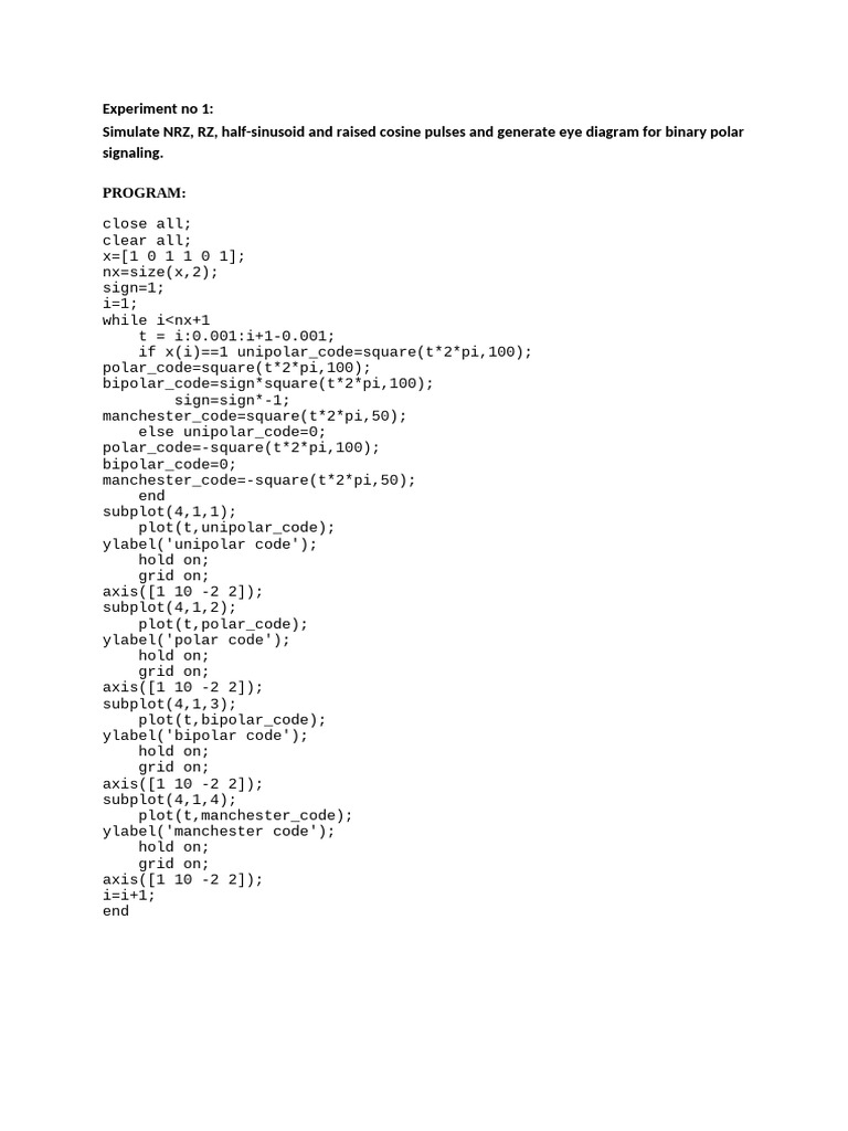 Commn Lab Printout | PDF | Telecommunications Engineering | Data Transmission