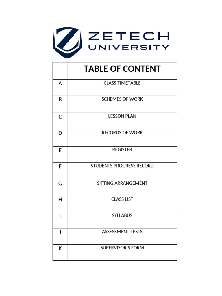 Table of Content | PDF