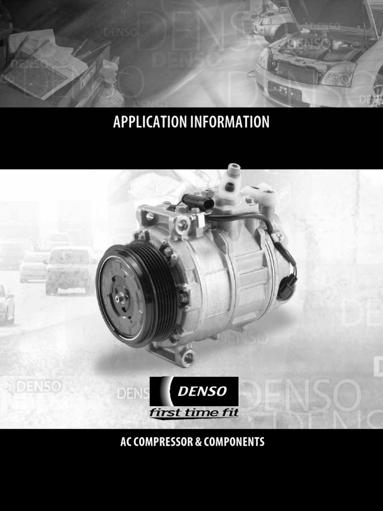 Compresores Denso | PDF | Motor Vehicle Manufacturers Of Germany | Vehicles