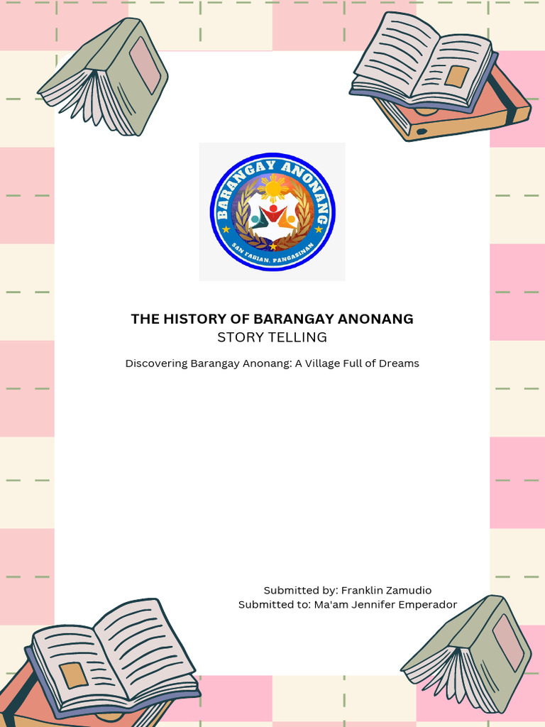 History and Culture of Barangay Anonang | PDF