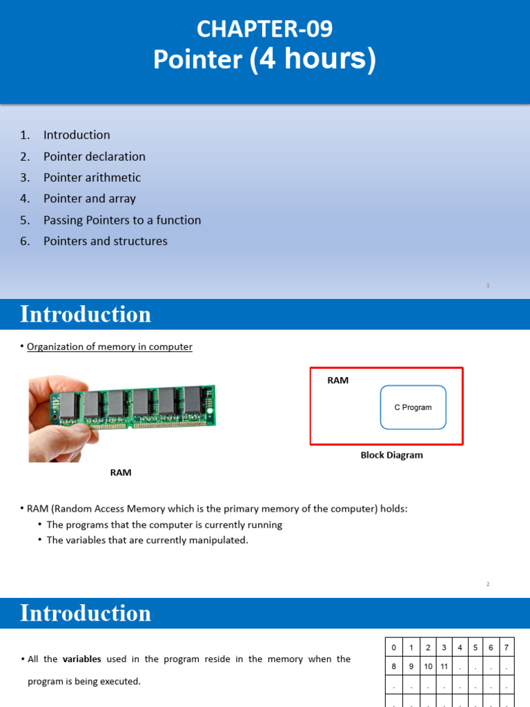 Pointers.pptx | PDF | Pointer (Computer Programming) | Parameter ... Pointers.pptx | PDF | Pointer (Computer Programming) | Parameter ...