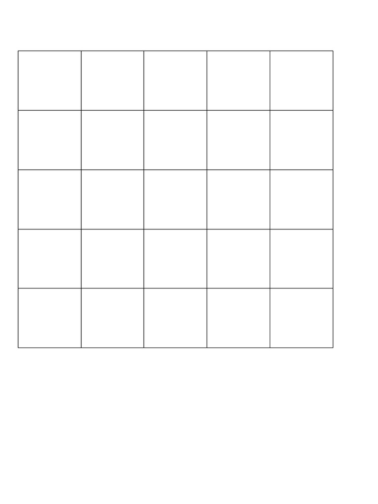 Binary Bingo Card | PDF