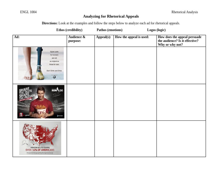 Analyzing for Rhetorical Appeals Practice 2 | PDF