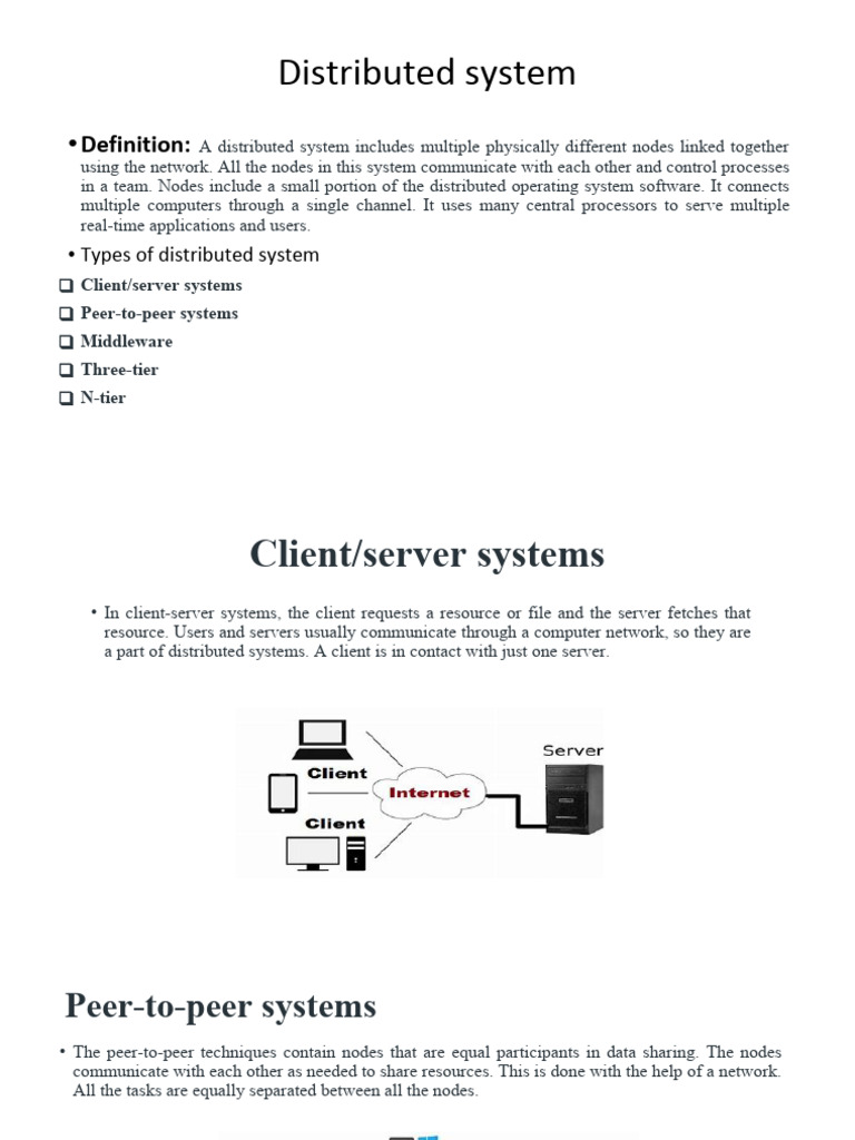 Distributed System | PDF | Client–Server Model | Distributed Computing Distributed System | PDF | Client–Server Model | Distributed Computing