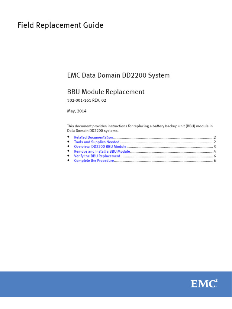 DD2200_bbu_module_replacement | PDF | Electrical Connector | Power Supply