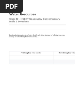 Notes of CH 3 Water Resources - Class 10th Geography | PDF | River | Water