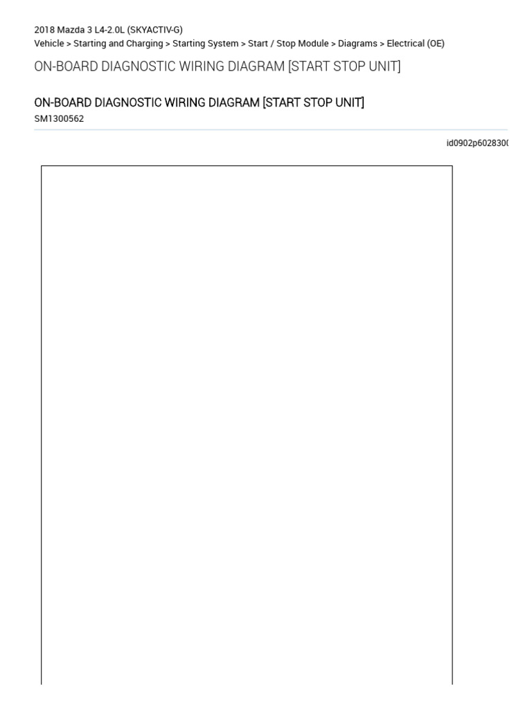 ON-BOARD DIAGNOSTIC WIRING DIAGRAM (START STOP UNIT) (Start - Stop ...