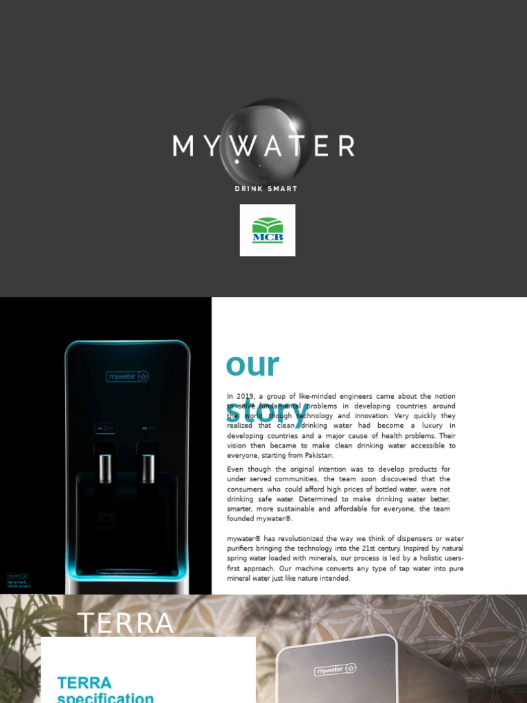 Mywater Proposal - MCB | PDF | Water Purification | Water