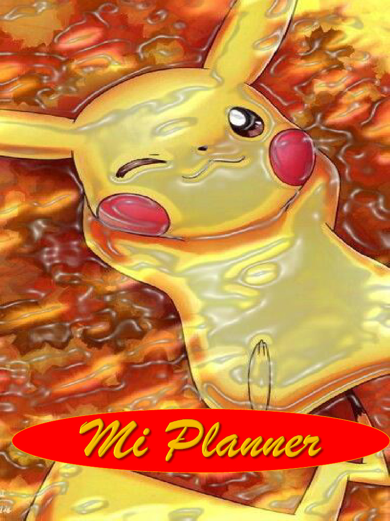 Portadas Planner Pikachu PDF | PDF