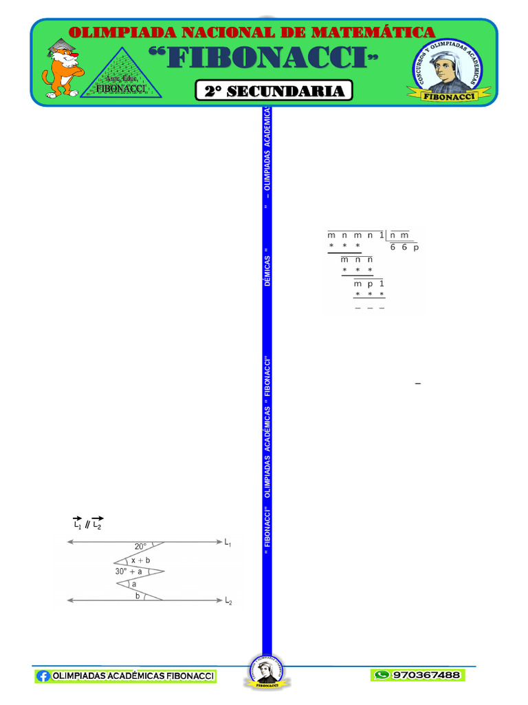 2do Sec Mate | PDF | División (Matemáticas) | Aritmética