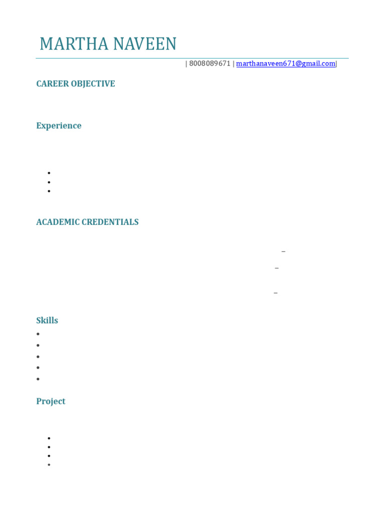 Naveen Resume | PDF