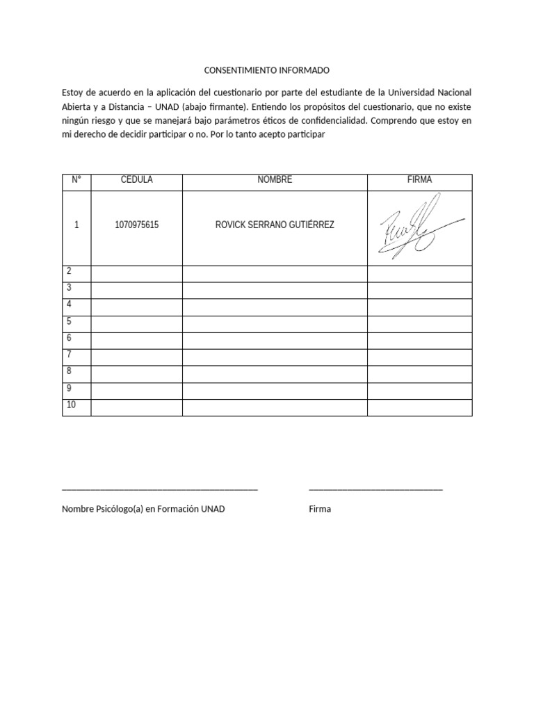 CONSENTIMIENTO INFORMADO 16-4 2024 | PDF