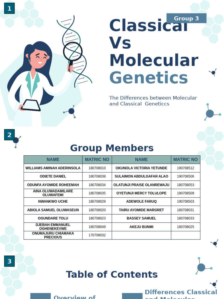 Classical vs Molecular(Group3) | PDF | Genetics | Gene
