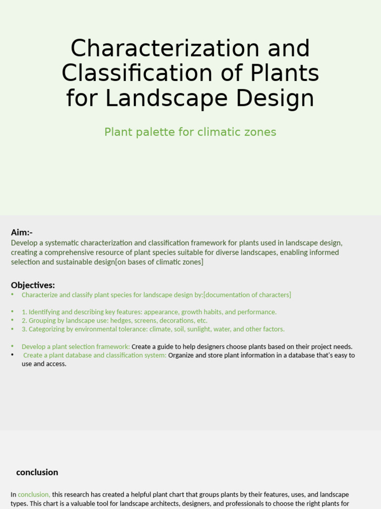 Plant Classification for Landscape Design | PDF | Maple | Soil