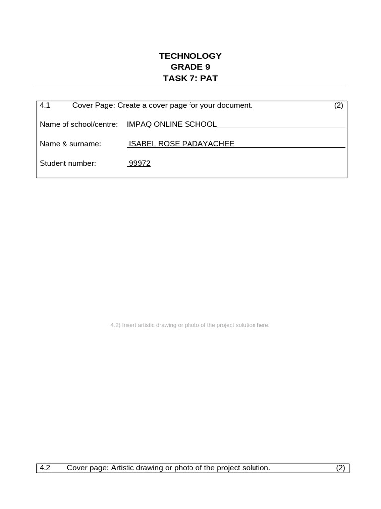 TEC TASK 7 TEMPLATE G09 2023 | PDF | Food Preservation | Plastic