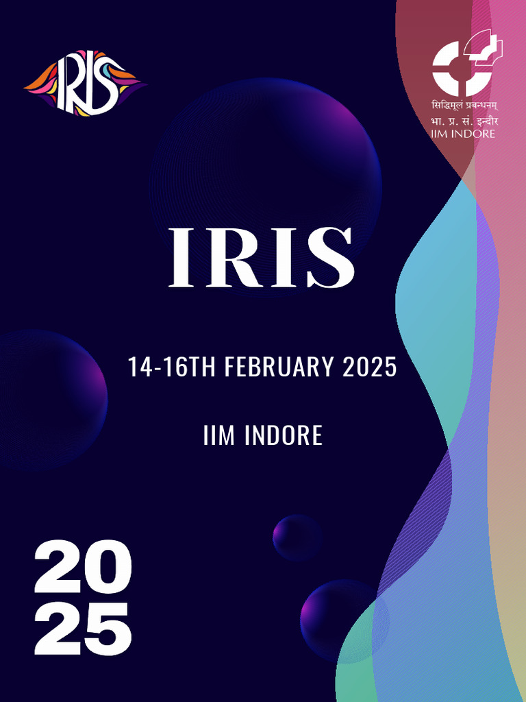 IRIS 2025- Events Brochure | PDF | Cognition