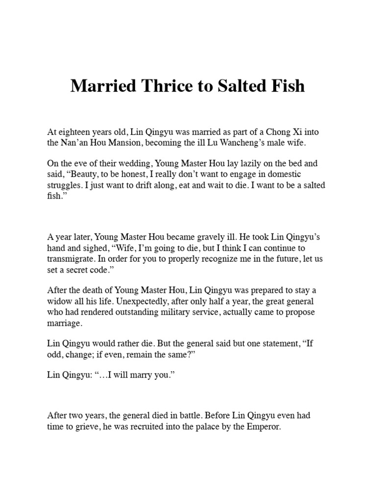 Married Thrice To Salted Fish - Bikabi | PDF | Bride | Veil