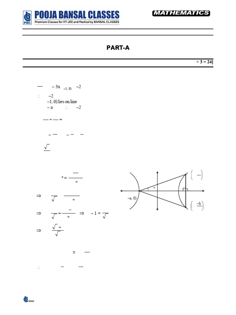 04 Ellipse & Hyperbola - WS-1 - H&S | PDF | Ellipse | Classical Geometry