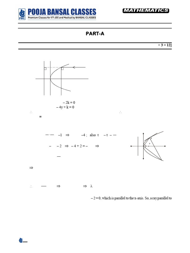03 Parabola_WS_H&S | PDF | Euclid | Euclidean Geometry