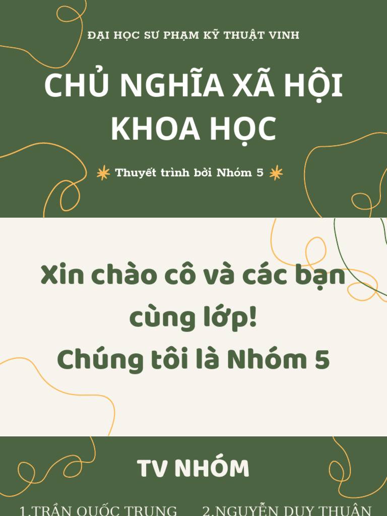 Cnxh Khoa Học Nhóm 5 PDF | PDF