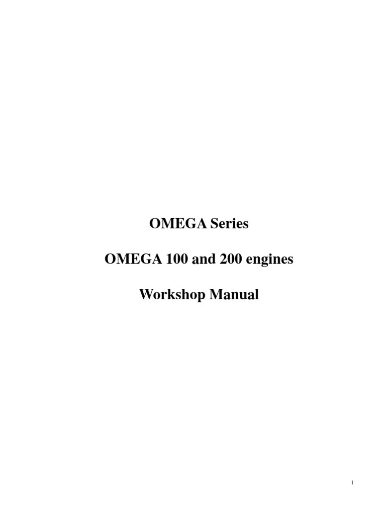 Omega Series Diesel Engine Manual | PDF | Diesel Engine | Piston