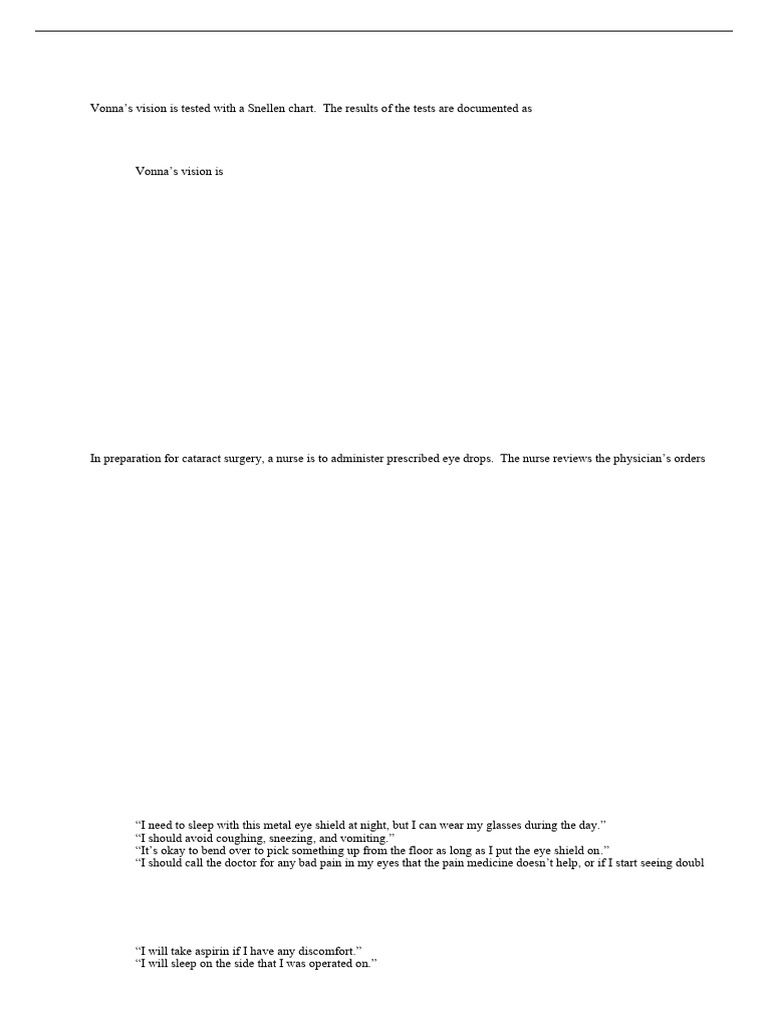 Optha Eyes Answer Key Day 2 Post | PDF | Glaucoma | Medicine