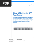 c220m7 Specsheet | PDF | Solid State Drive | Computing