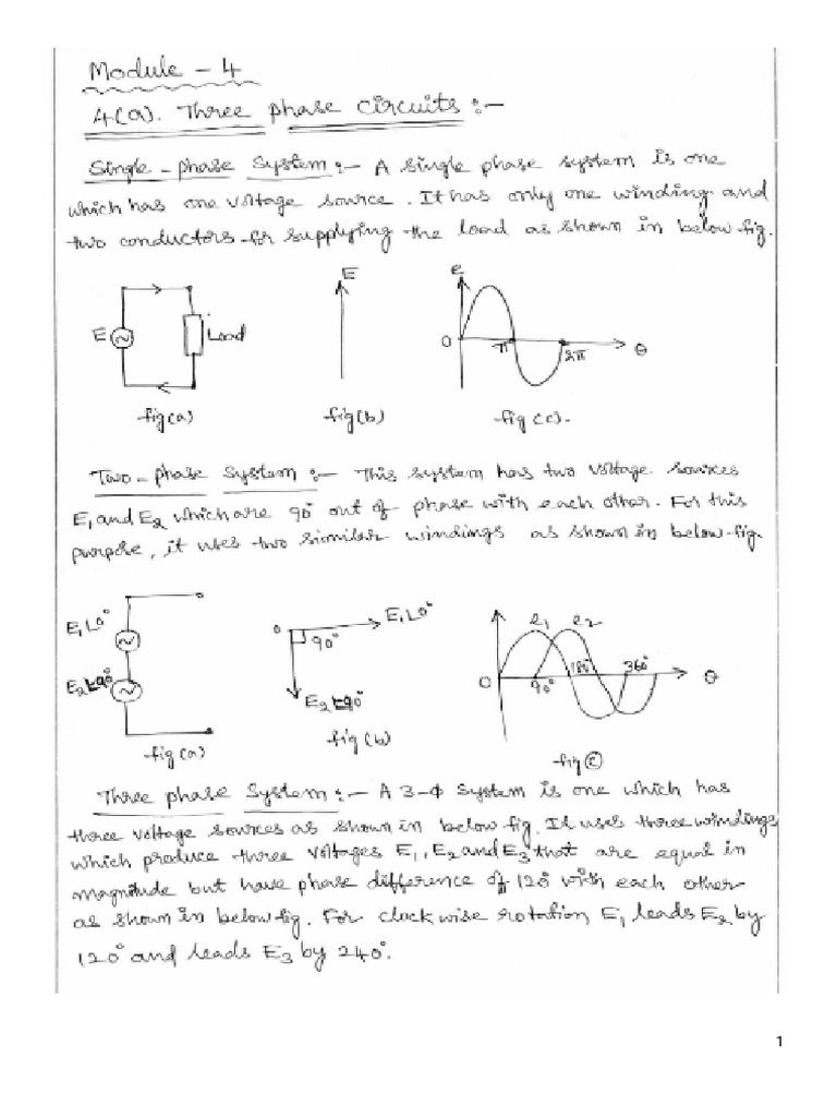 Three Phase Circuits | PDF