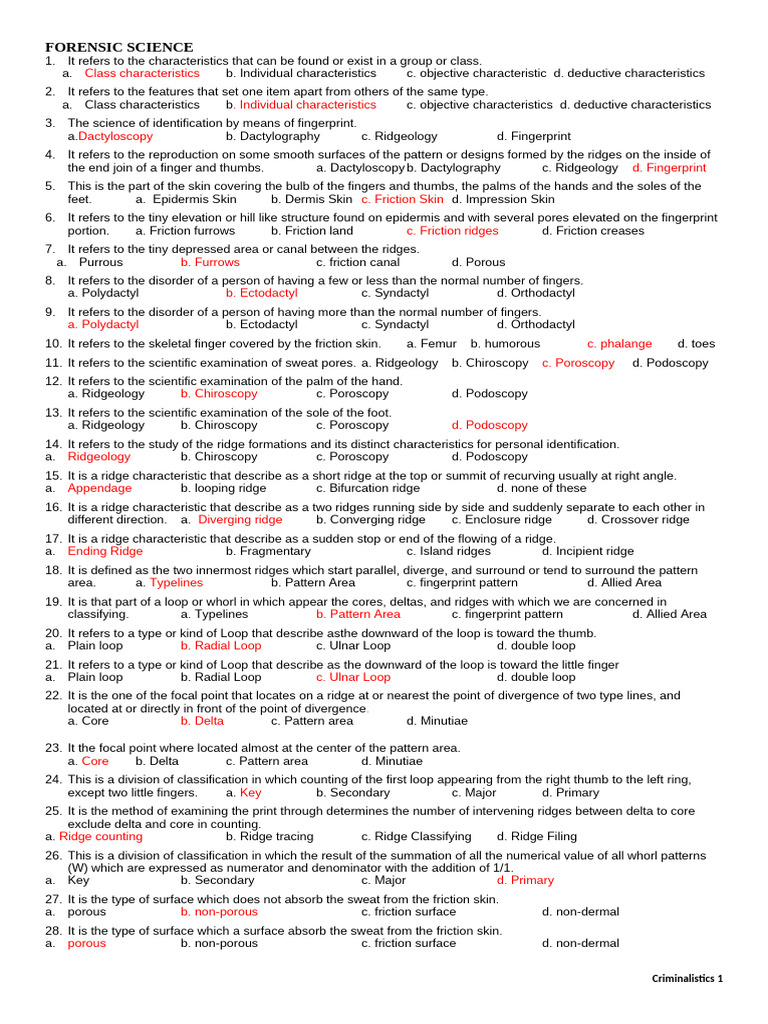 Forensic Science First Phase | PDF | Fingerprint | Gun Barrel