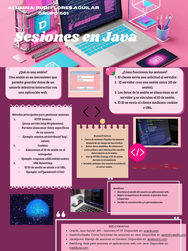 Guía de Sesiones en Java para Web | PDF | Cookie HTTP | Java (lenguaje de programación)