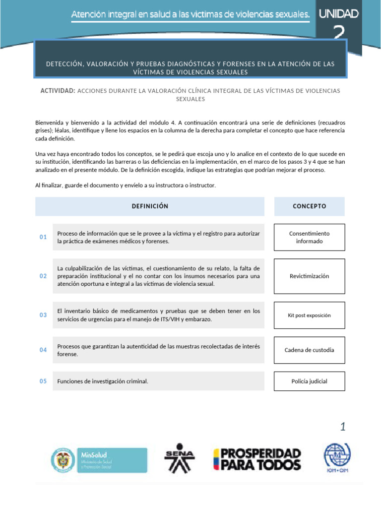 4 tarea modulo 4 | PDF | Trabajo Social | Victimologia