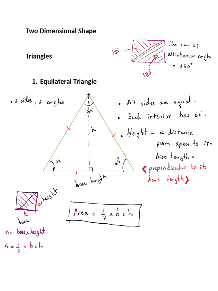 Two Dimensional Shape | PDF