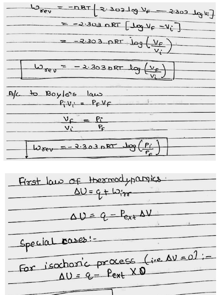 Unit - 6 Thermodynamics - Part 2 | PDF