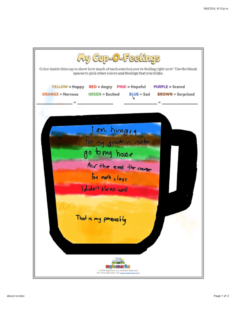 My Cup of Feelings | PDF