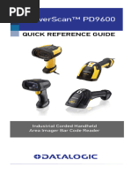 Datalogic PowerScan PM9501 - Quick Reference Guide - English | PDF ...