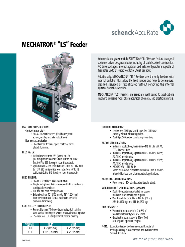 lsspecsheet | PDF | Screw | Manufactured Goods