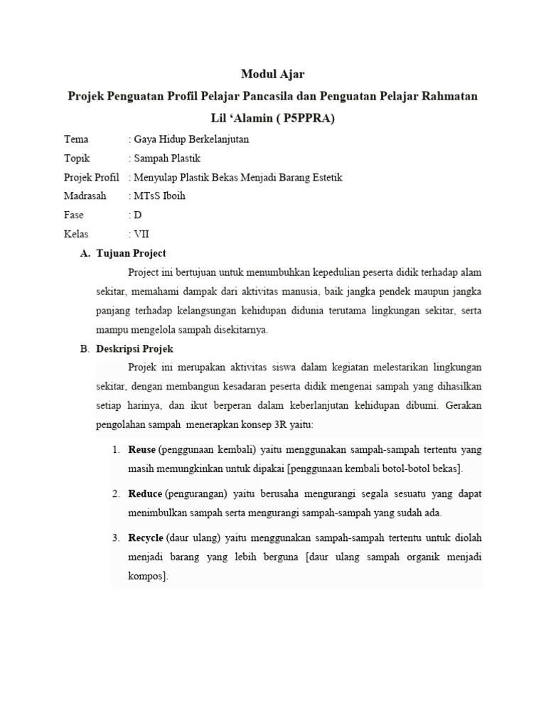 Ma p5 Ppra Lengkap | PDF