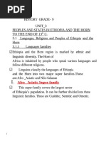 Ethiopia's Historical Processes to 1300 | PDF | Ethiopia | Horn Of Africa