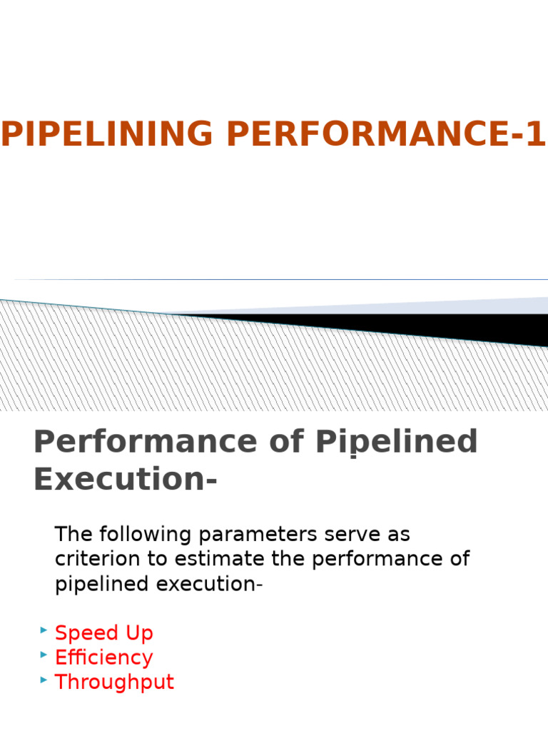 3.3 Pipelining performance1 | PDF | Central Processing Unit | Computer Science