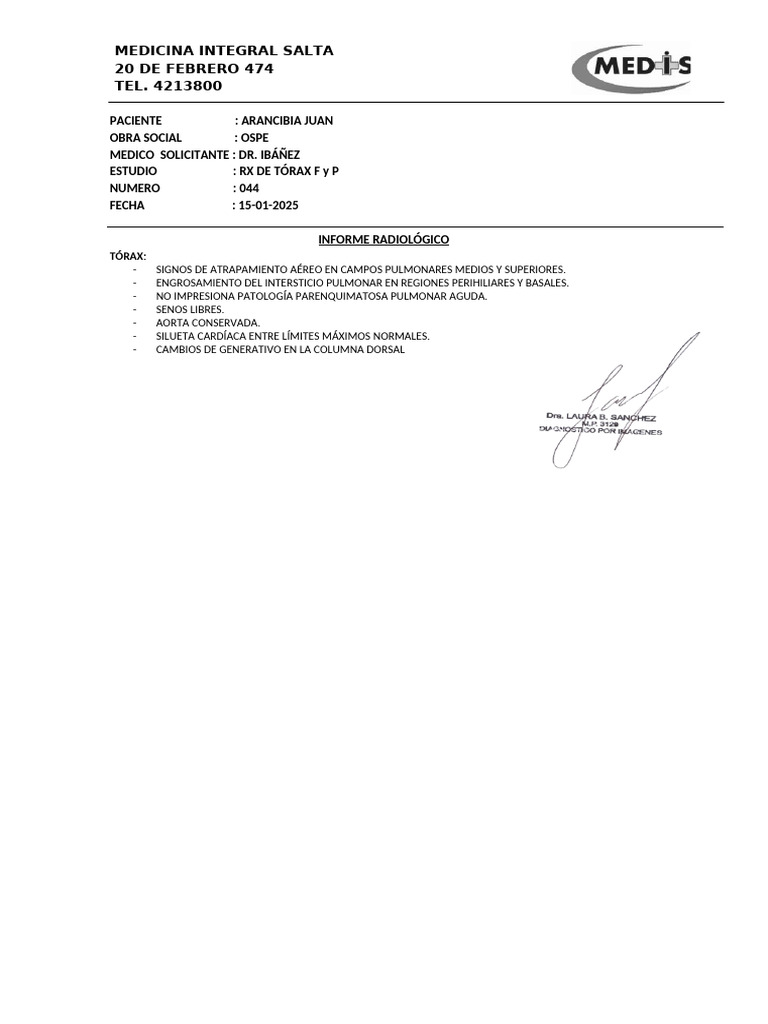 INFORME 044 ARNCIBIA JUAN | PDF