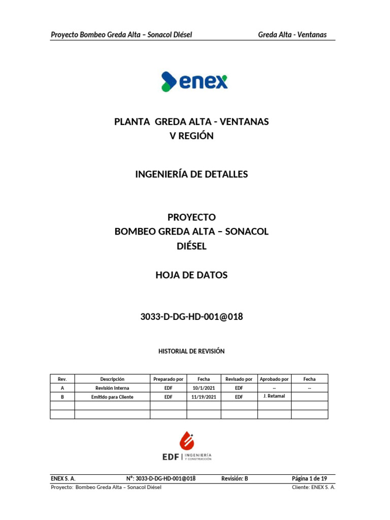 3033 D DG HD 001@018_B Hoja de Datos Diésel | PDF | Acero | Materiales