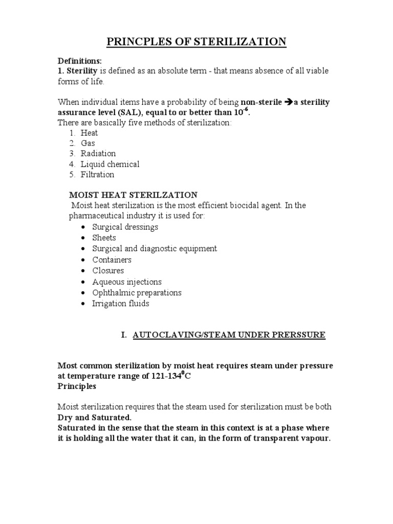 Sterilization | Sterilization (Microbiology) | Steam | Free 30-day ...