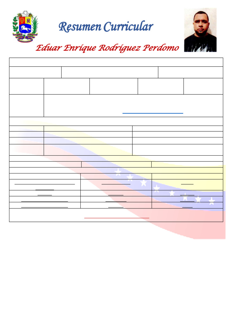 Currículum de Eduar Rodriguez Perdomo | PDF